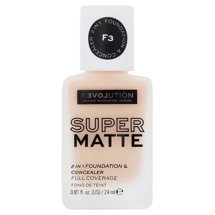 Relove by Revolution Supermatte Foundation F3 - Walmart.com