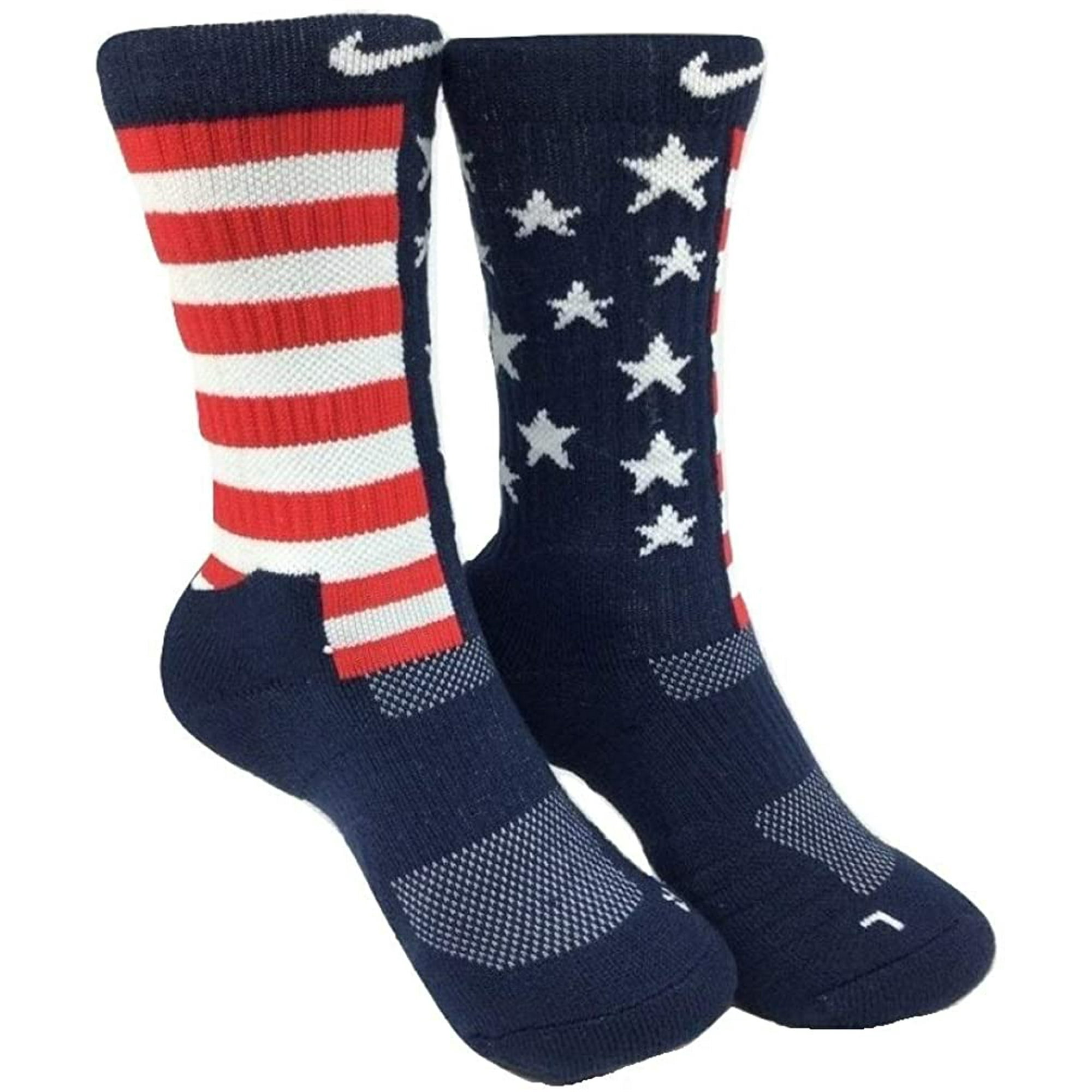 Red White And Blue Elite Socks