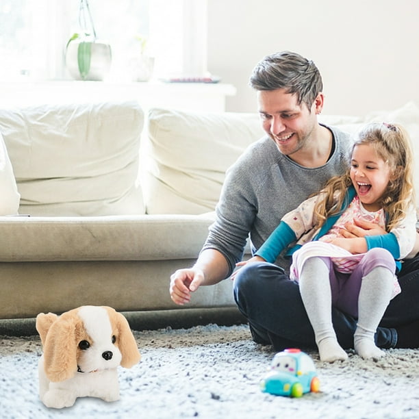 Perro Robot Electrónico Wdftyju San Bernardo Beige | Walmart en línea