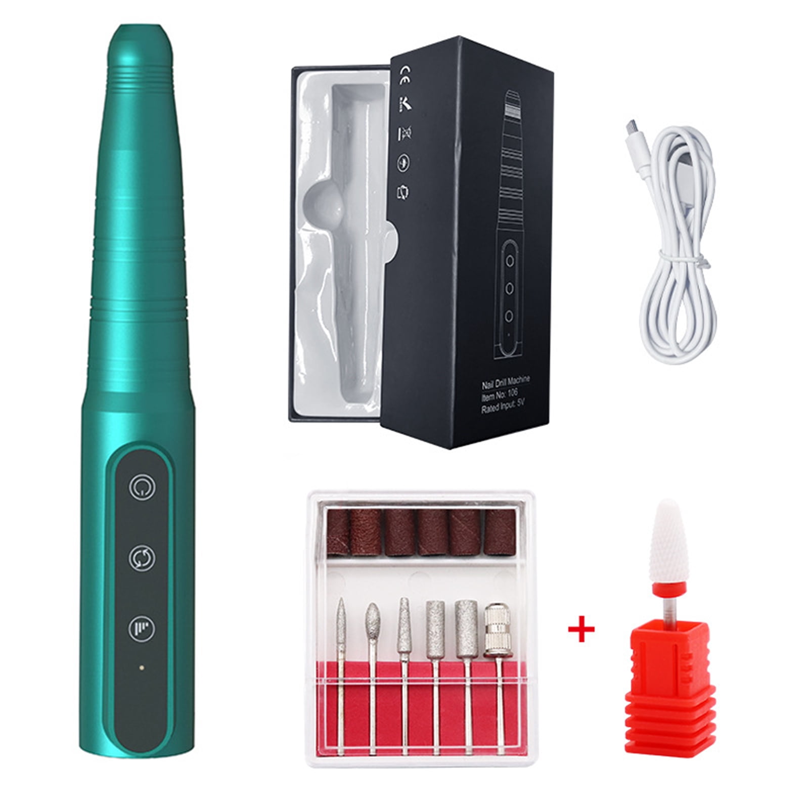 Nail Polish Machine Small Electric Nail Polish Tool Dead Skin Polisher ...