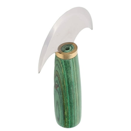 Couteau Rond De Coupe En Cuir, Couteau Rond En Cuir Manche Poli Haute ...
