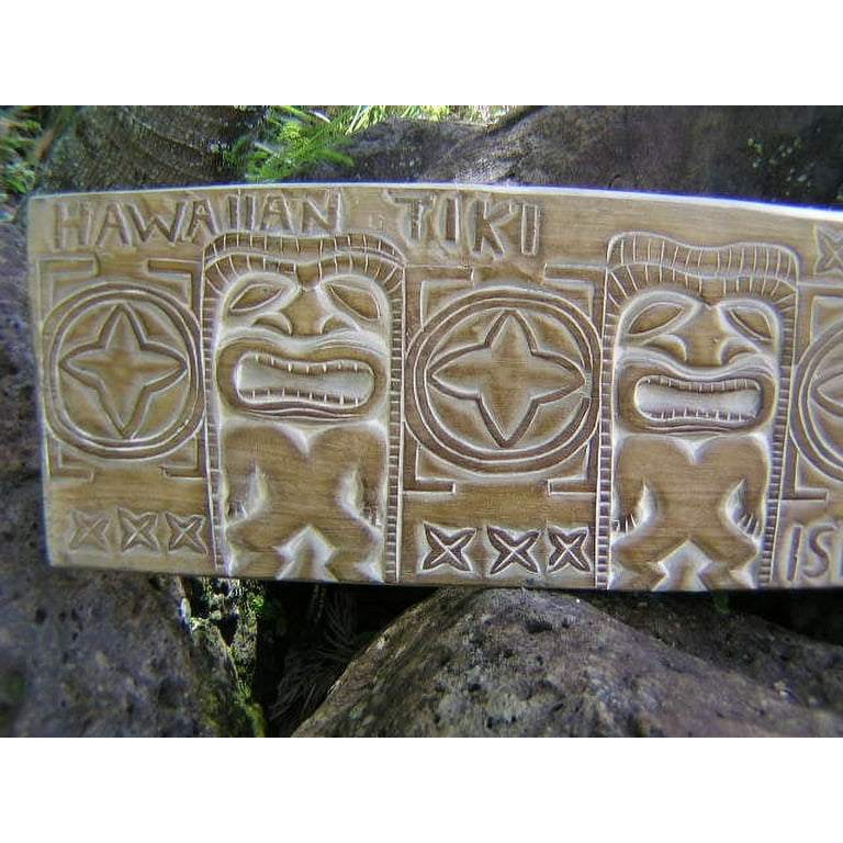 Hawaiian Carved Wood Panels