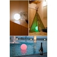 8-inch Ultra-Fun LED Glowing Ball Light w/Remote, RGB Color Changing ...