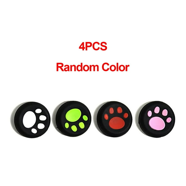 4pcs 3D Cat Paw Silicone Thumb Grip para PS5 PS4 PS3 Xbox 360 One ...