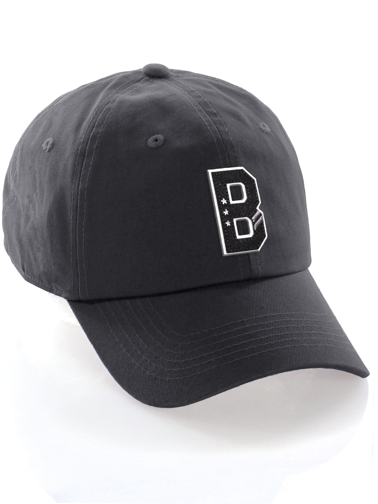 Daxton 3D Custom Alphabet AZ Letter Numbers Initial Baseball Dad Hat ...