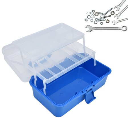 Spptty Portable Folding Tool Box,Handheld Storage Case,Plastic Storage ...