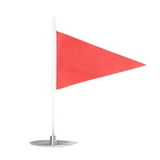 Wharick 1pcs Mini Golf Flagsticks -Golf Red Pin Flags and Hole Cups Set ...