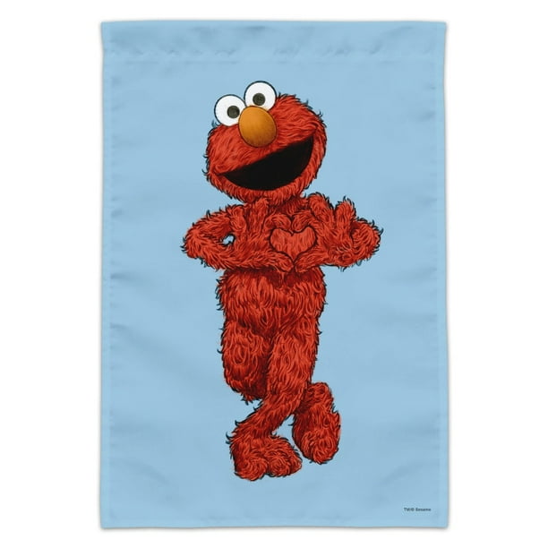 Sesame Street Vintage Elmo Garden Yard Flag - Walmart.com