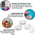 Masontops 8PC Pickle Pebbles Kit for Wide Mouth Jars - Walmart.com