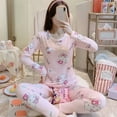 Miniso Sanrio Thermal Underwear Hello Kitty Kawaii Anime Cozy Thermal ...