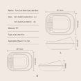 Pakeway Cat Litter Box Large Space Innovative Shell Biomimetic ...