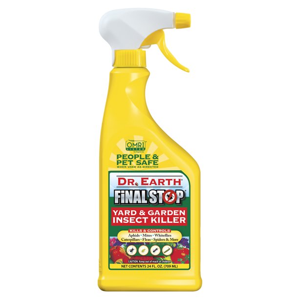 Dr. Earth Organic & Natural Final Stop Yard & Garden Insect Killer, 24 ...