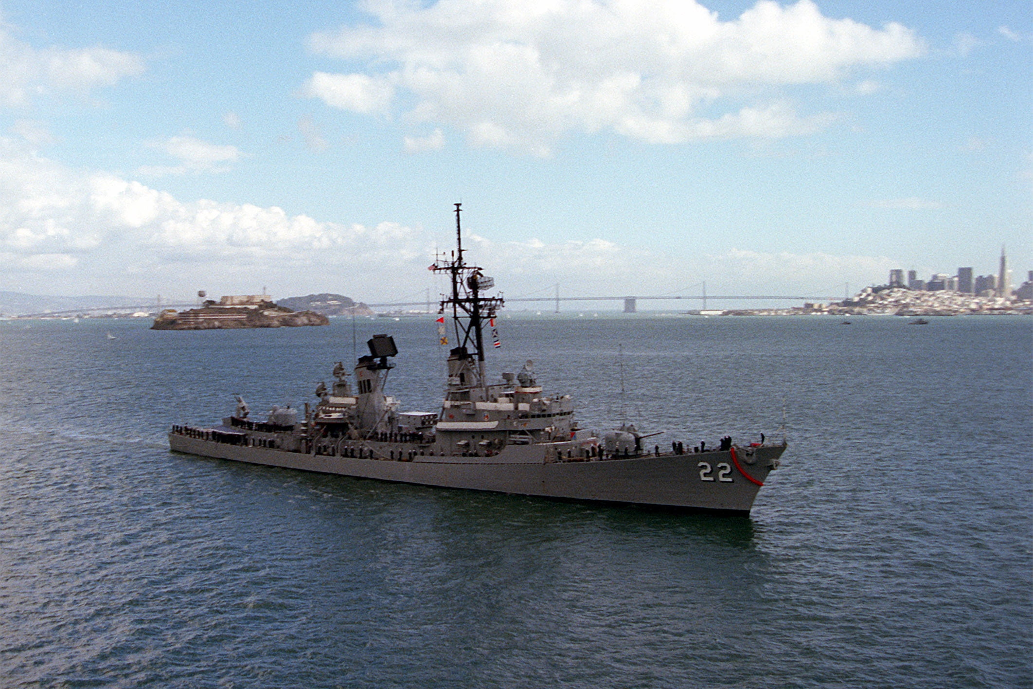 24x36 gallery poster, USS Benjamin Stoddert (DDG-22) San Francisco ...