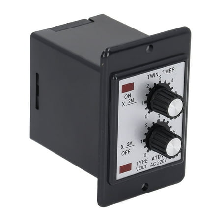 Twin Timer Relay,12m Twin Timer Relay Time Delay Relay Timer Relay Crafted with Care - Walmart.ca