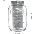 Cold Brew Pitcher, Maker, 1 Gallon Iced Coffee Mason Jar, Ice Tea Thick ...
