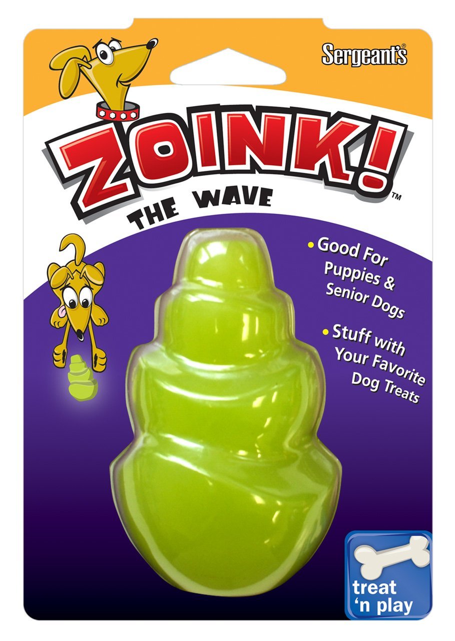 Lot of 2 Zoink! The Wave Dog Toys Sergeant's Treat 'n Play Rubber Stuff ...