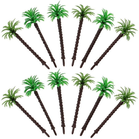 Jiudigo Miniature Scenery Models Fake Coconut Tree DIY Plant Decoration ...