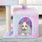 FISH&NAP Cat Tree Cat Tower Cat Condo Sisal Scratching Posts with Jump ...