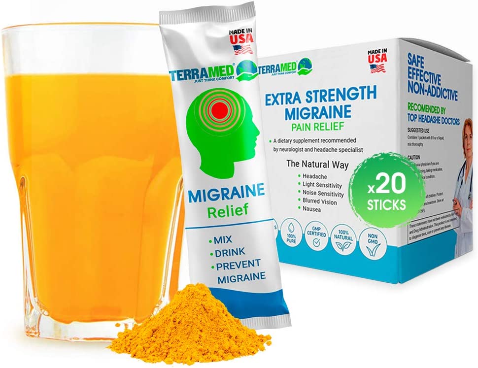 Terramed Migraine Relief, Migraine Headache Relief Supplement ...