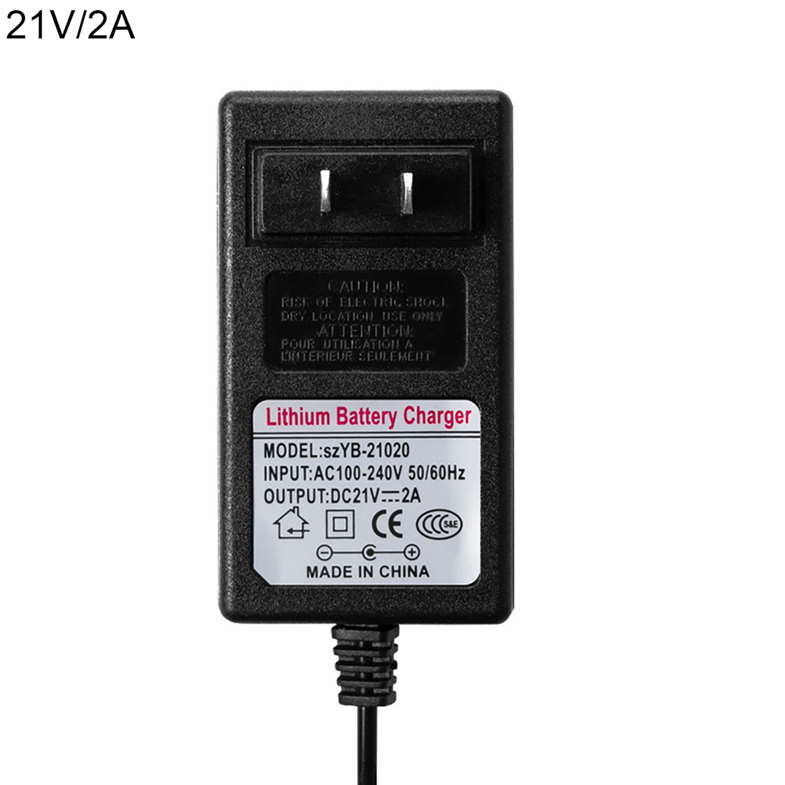 21V/2A 8.4V/2A 12.6V/2A 16.8V/2A Power Adapter Constant Current ...