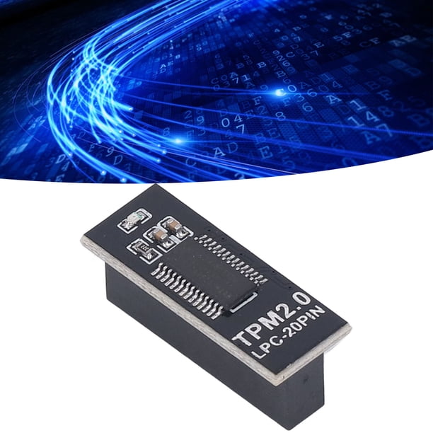 Black LPC 20Pin TPM Security Module Suitable For WIN11 Encryption ...
