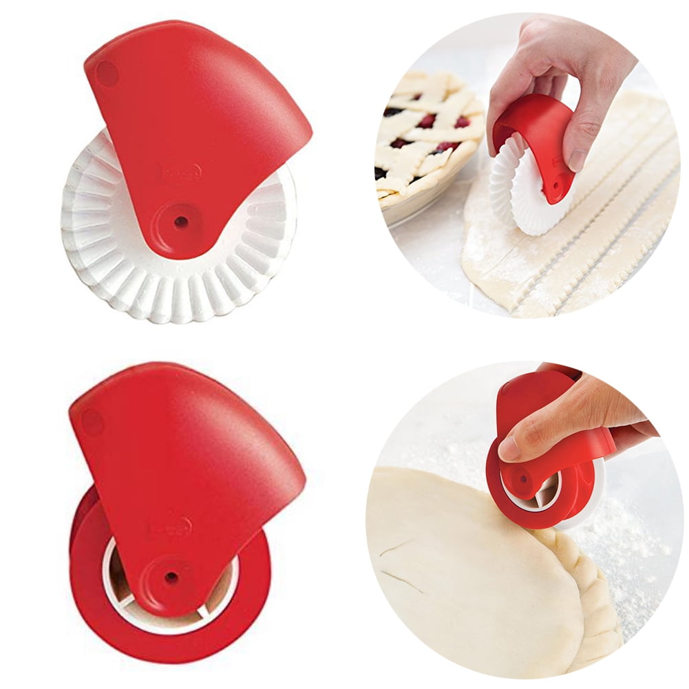 SPRING PARK Pastry Wheel Roller Decorator And Cutter, Silicon Pizza ...