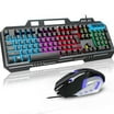 Keyboard and Mouse Set Combo, USB Wired Backlit Keyboard, Design for ...