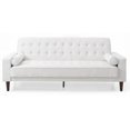 Andrews G847A-S Sofa Bed by Glory Furniture - White, 30'H x 85'W x 34'D ...