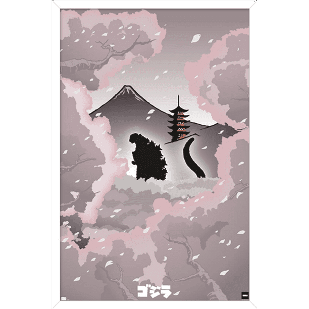 Godzilla - Backdrop Wall Poster, 22.375" x 34", Framed - Walmart.com