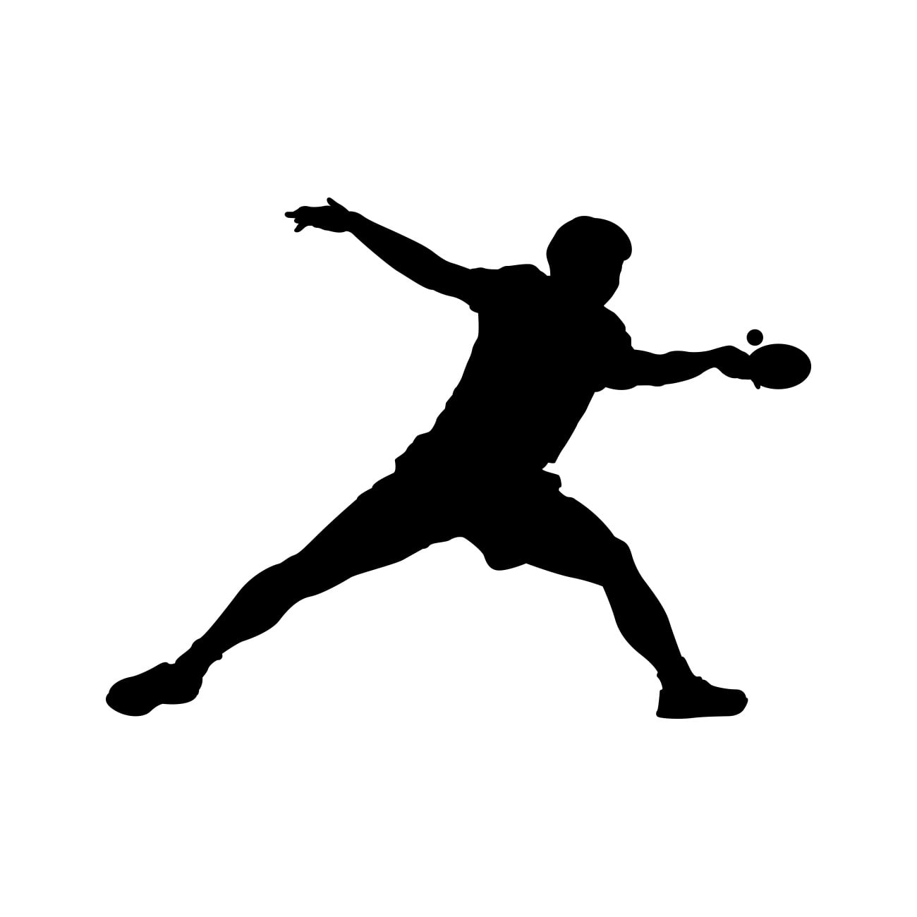 Table Tennis Sticker Decal Die Cut - Self Adhesive Vinyl - Weatherproof ...