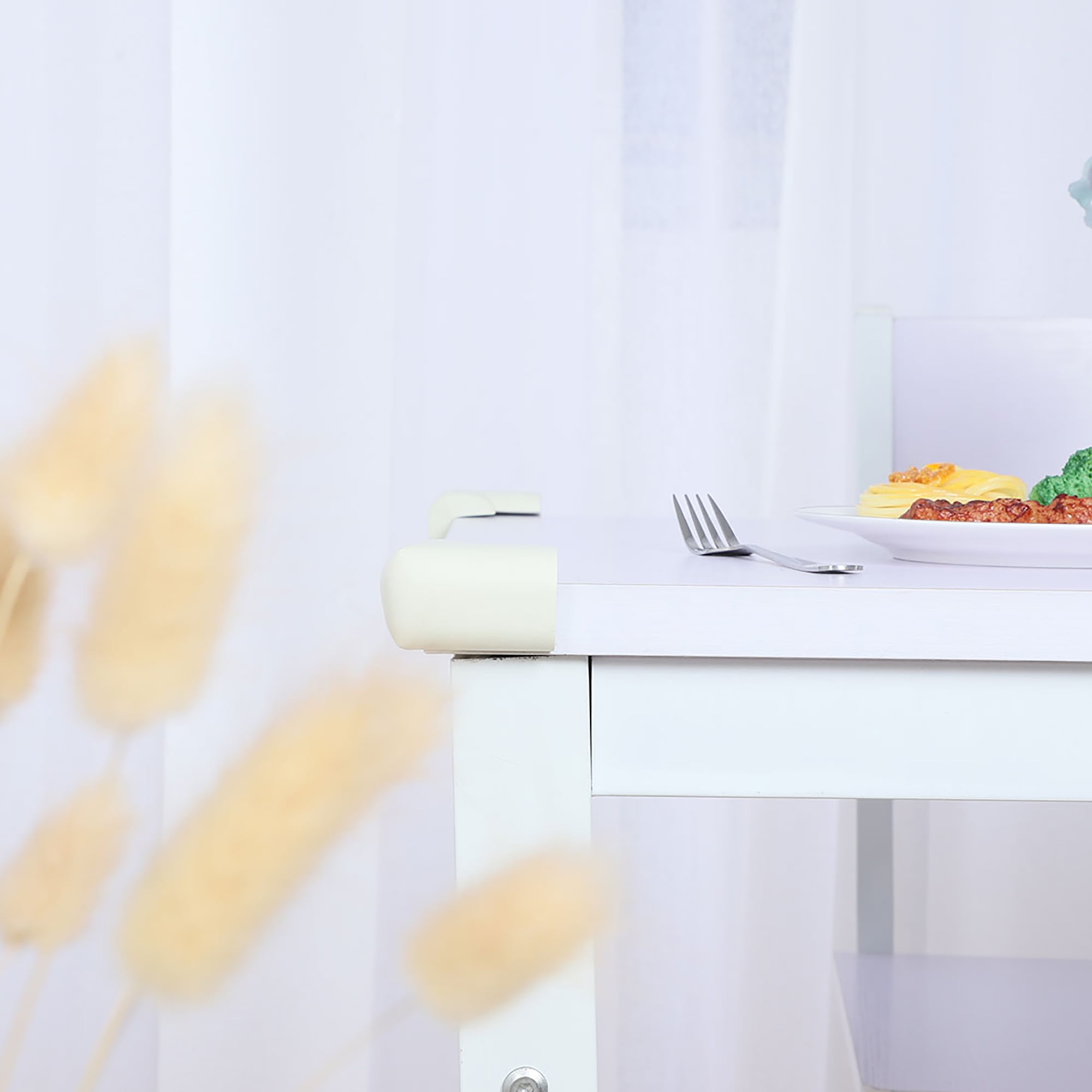 5pcs Desk Table Edge Foam Corner Cushion Guards Strip Soft Bumper ...