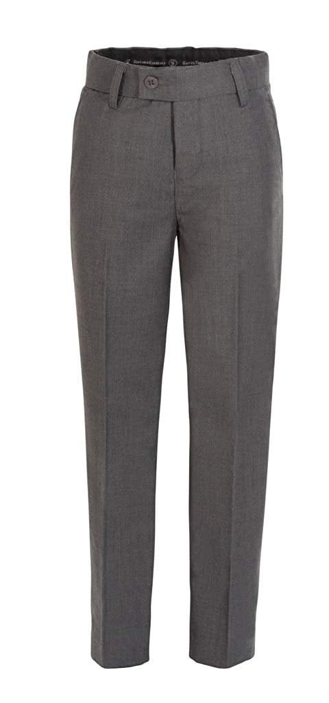 RGM Boys Dress Pants Flat-Front Slim fit - Poly Rayon Slacks Giovanni ...