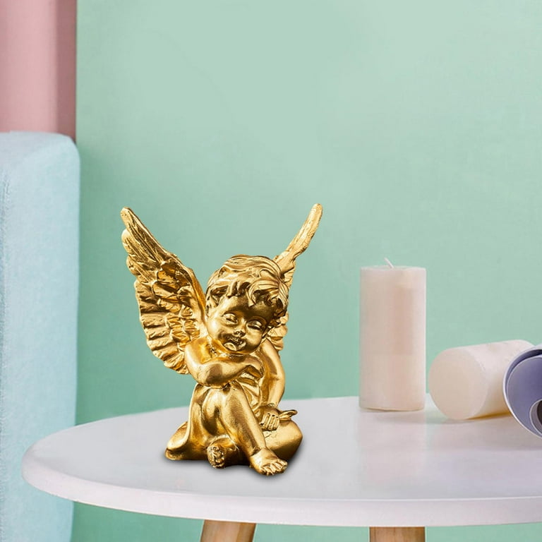 Gold Cherub Figurine