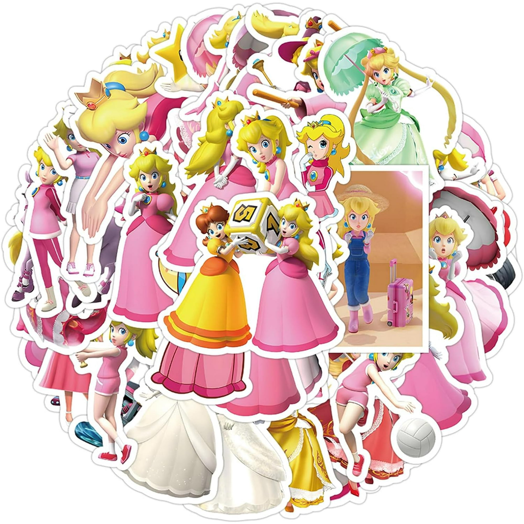 Click here for Oruyrop 50 Pcs Princess Peach Stickers Pack For Bo... prices