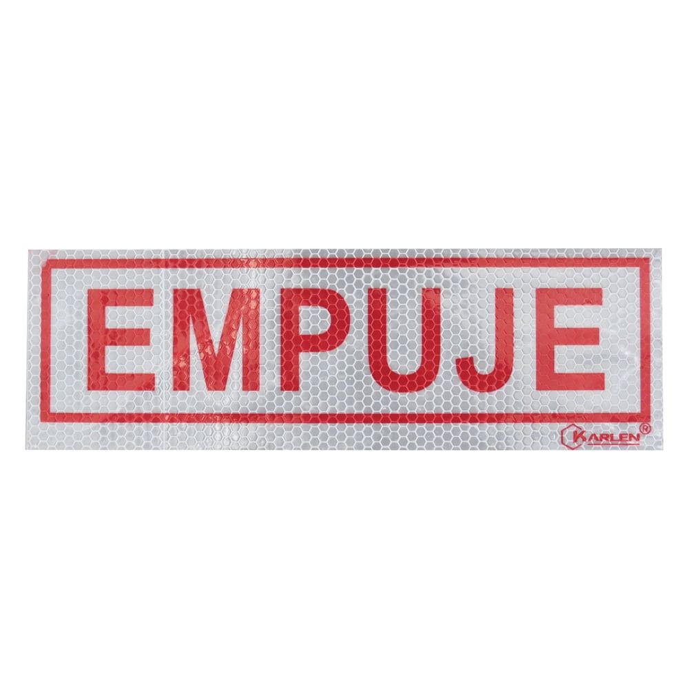 Letrero Señalización Empuje KARLEN 25 x 8 | Walmart en línea