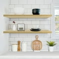Sorbus Extra Long Floating Rectangle Shelves – 35" L x 9" D x 1.5" H ...