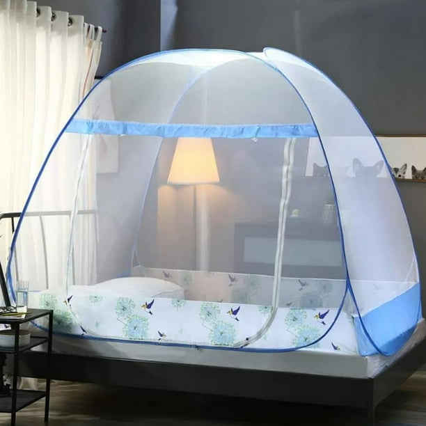 Portable Pop-Up Mosquito Net for Bed, Double Bed Mosquito Net Tent for ...