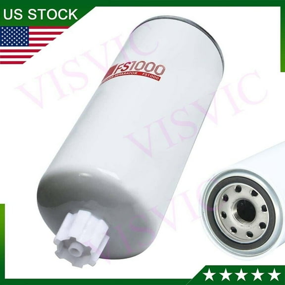 LisFaxbo Fleetguard Fuel Filter & WIF For 2007.5-2009 Dodge Ram 2500 ...