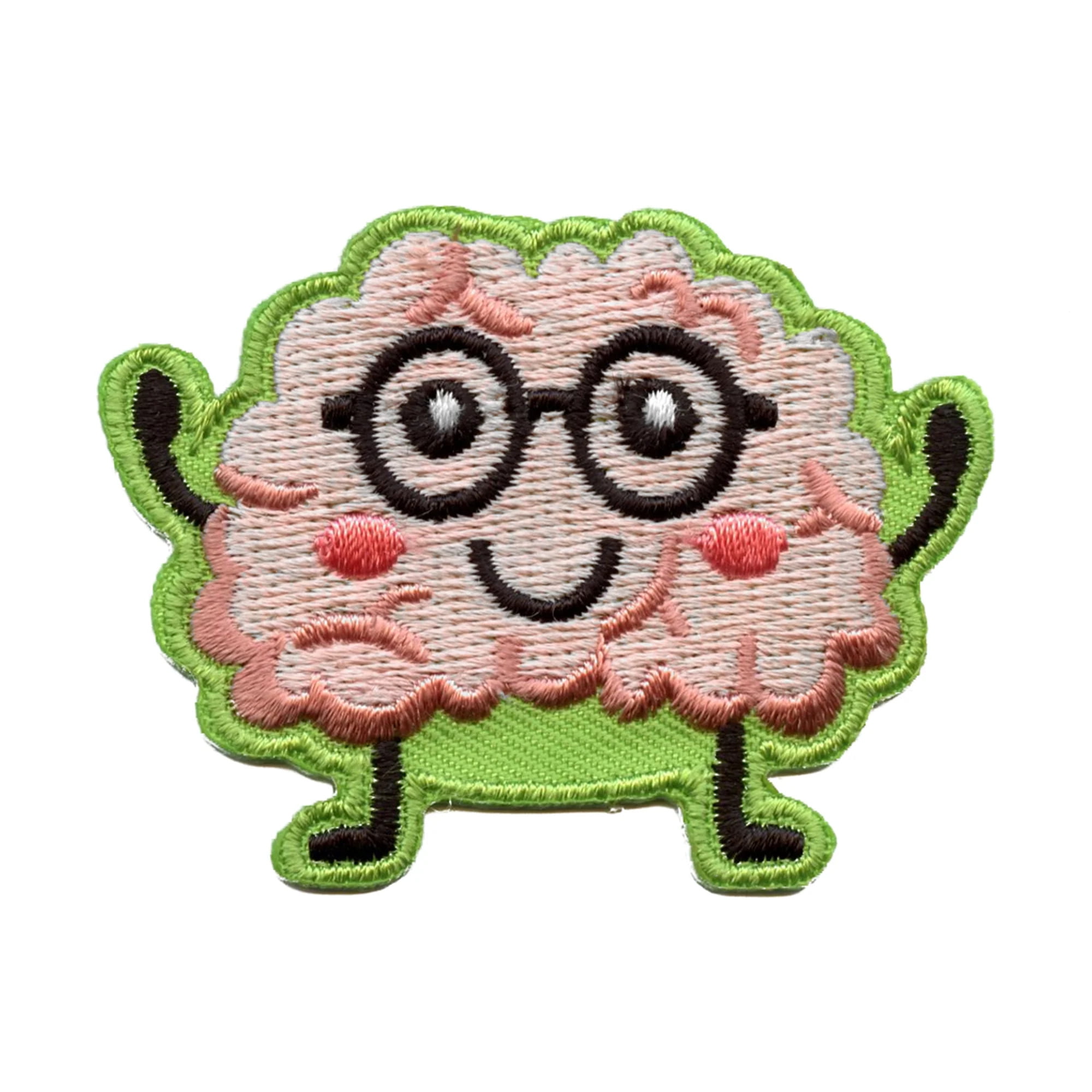 Happy Smiling Brain Patch Science Anatomy Health Embroidered Iron On ...