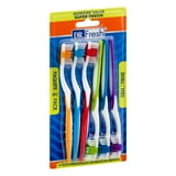 Dr. Fresh Family Toothbrushes, Firm, Daily Use, 6 Ct - Walmart.com