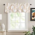Beige Ferns Valances for Windows Farmhouse Kitchen Curtains Valances ...