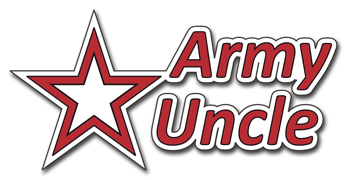3.8 Inch Army Uncle Bumper Sticker - Walmart.com