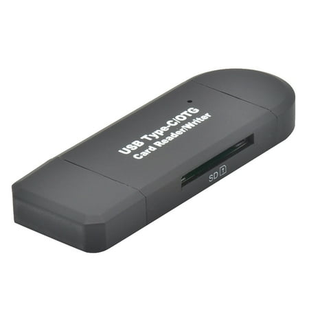 2-in-1 Type-c USB 3.0 Card Reader Dual card reader Heads SD TF Micro SD ...