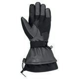 Ski-Doo X-Team Leather Gauntlet Snowmobile Gloves Charcoal Grey ...