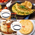 NBBNHH 8" Omelette Ring, 6" Pancake Ring & 4" Egg Ring Set - Non-Stick ...