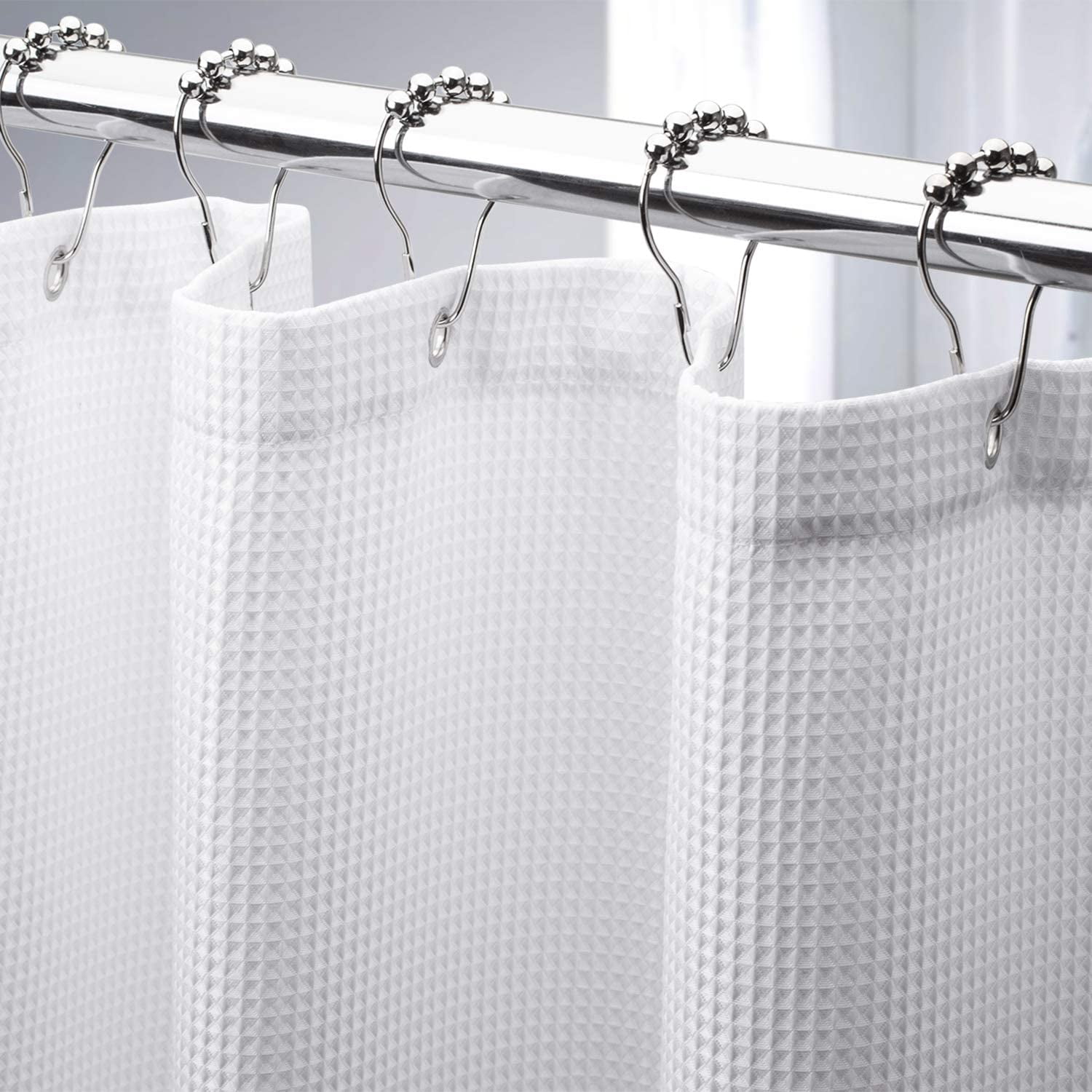 Click here for Xuxuxiangxiang Waffle Shower Curtain  Heavy Duty F... prices
