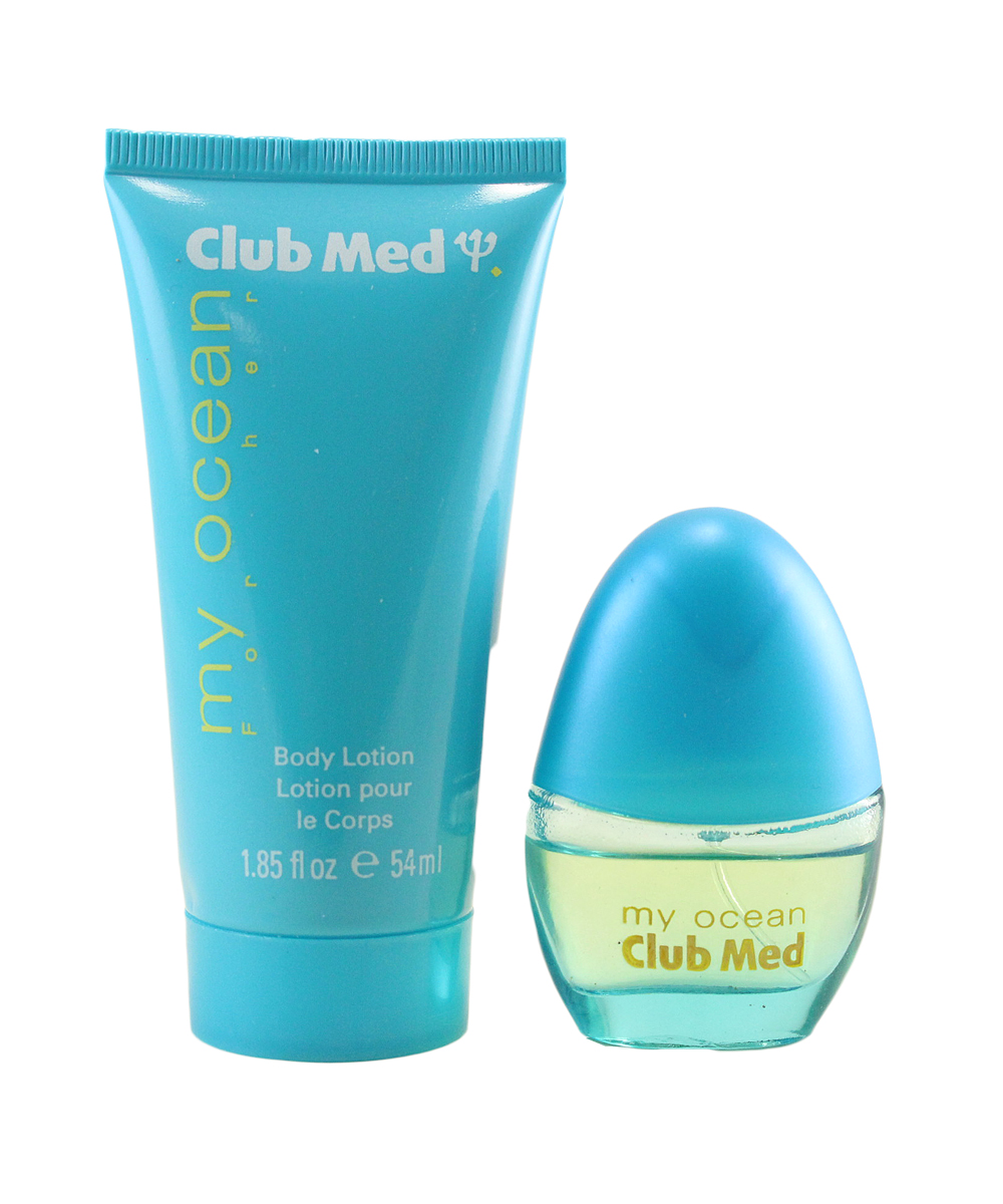 Club Med My Ocean 2 Pc. Gift Set ( Eau De Toilette Spray .33 Oz + Body ...