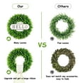 20 inch boxwood wreath for front door, artificial spring wreath ...