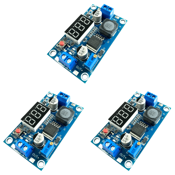 XL6009 LM2596 DC-DC Cargador Placa alimentación descarga Piezas del kit bricolaje (XL6009 5 a ...