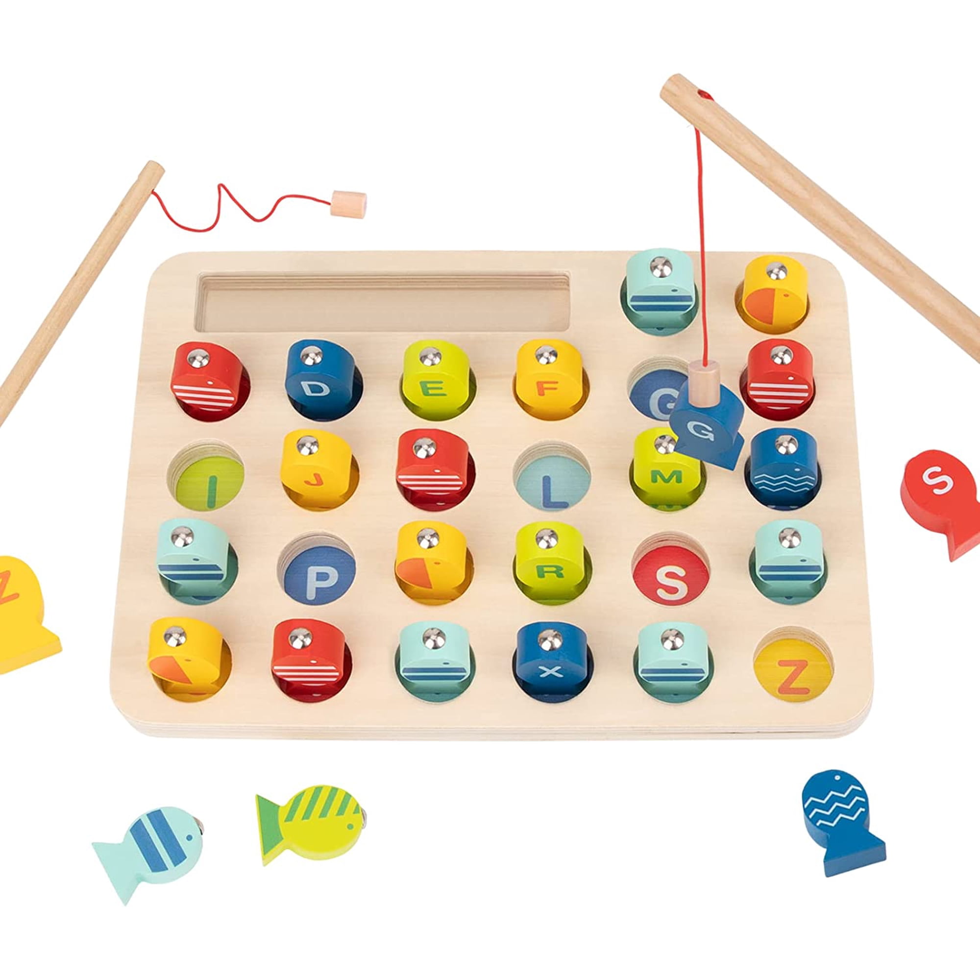 Click here for Tookyland Wooden Magnetic Fishing Game - 29pcs - A... prices